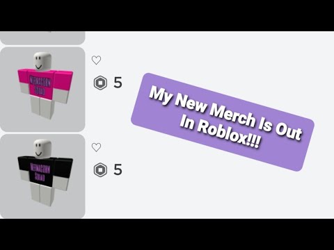 My New Roblox Merch Is Out!!!! - YouTube