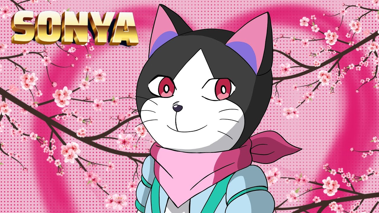 How to Draw Sonya Robot Cat - YouTube