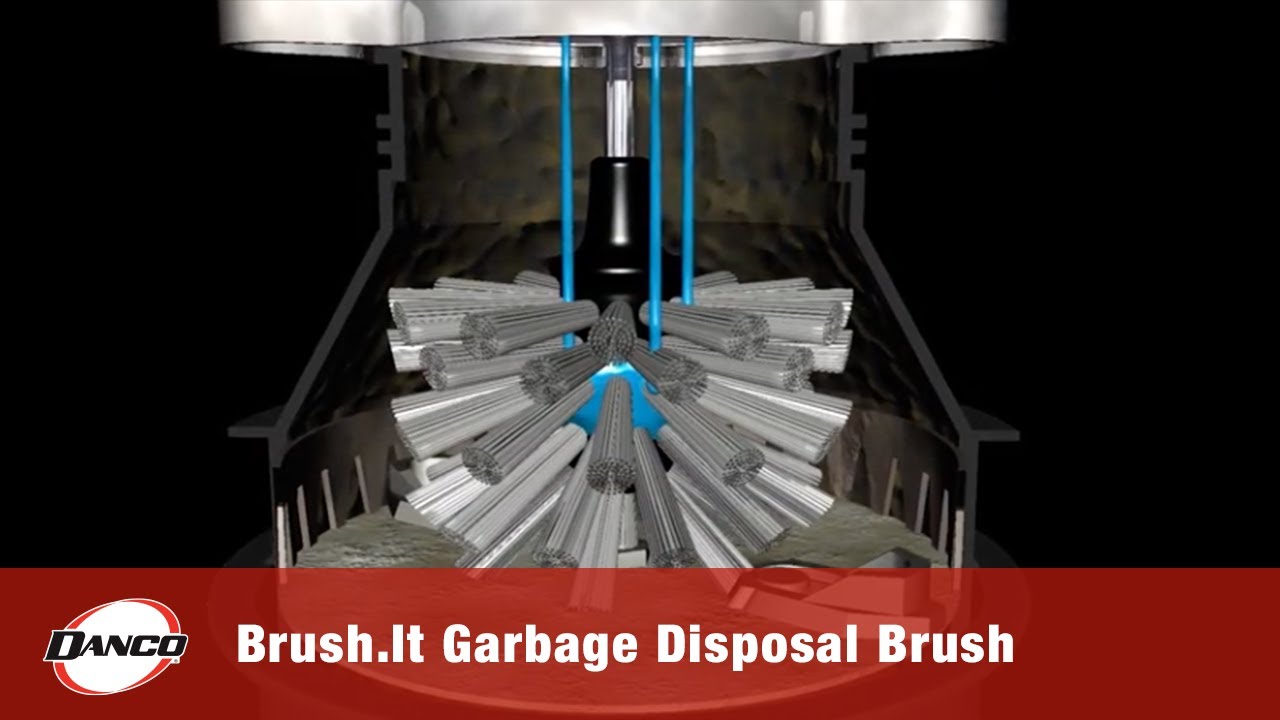 Brush It Garbage Disposal Brush - YouTube