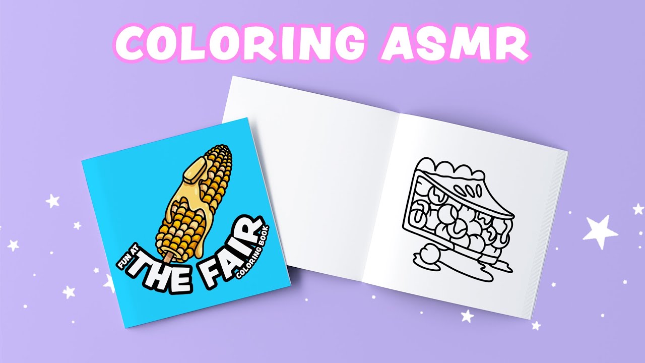 ASMR Coloring: Fun at the Fair for Ultimate Relaxation! 🍒🎡 - YouTube