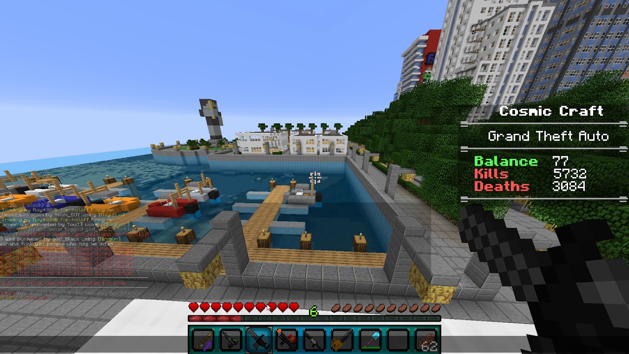 minecraft cc gta playing with my classm8 - YouTube