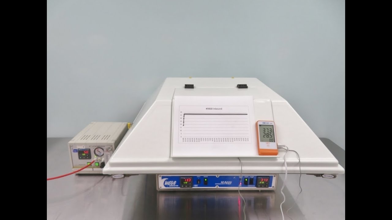 GE Wave Bioreactor 50 Liter Tray for Sale - YouTube