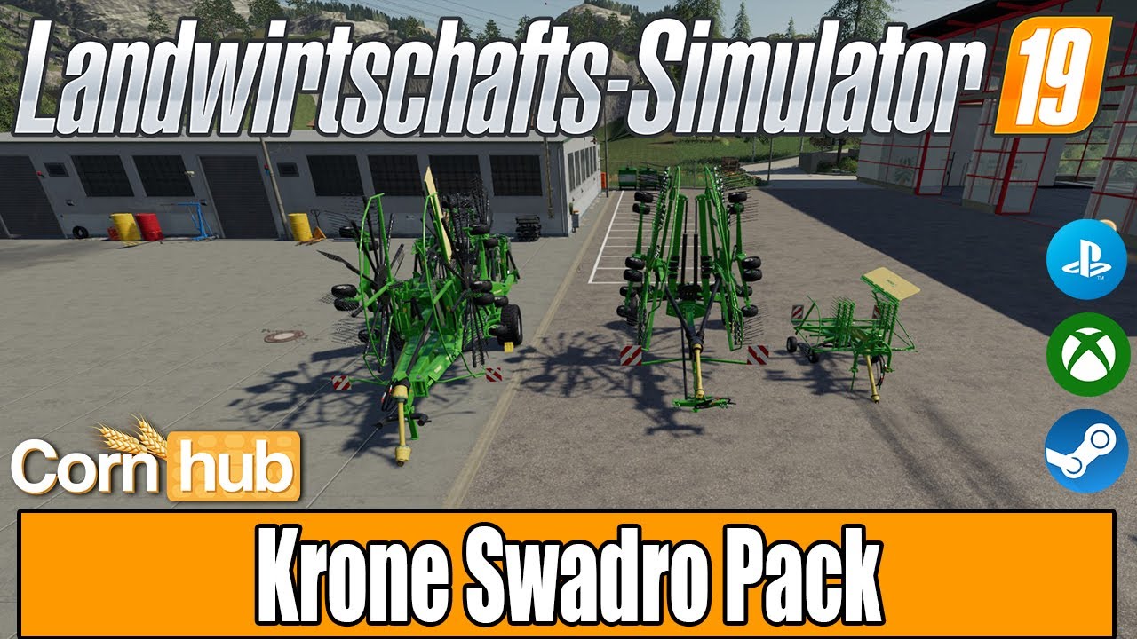 LS19 Modvorstellung - Krone Swadro Pack - LS19 Mods - YouTube