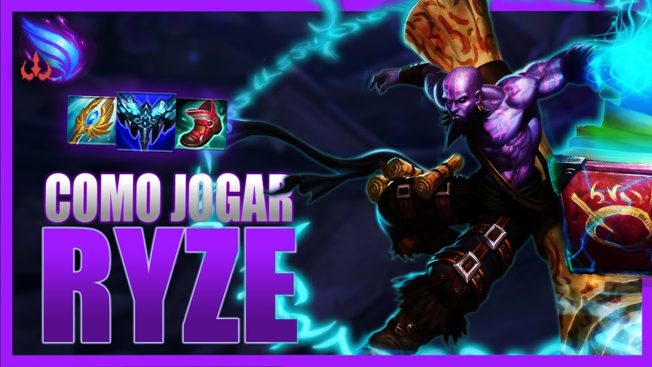 Como jogar de ryze mid ! tutorial de legue of lends. - YouTube