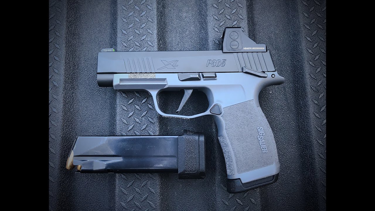 Sig Sauer P365XL Bench and Range Review: Holosun 407K, Base pads, pro ...