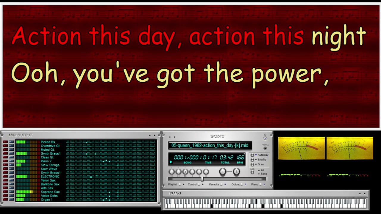 QUEEN - Action this Day [1982] - Rppmf/Video Kar (VanBasco Player ...