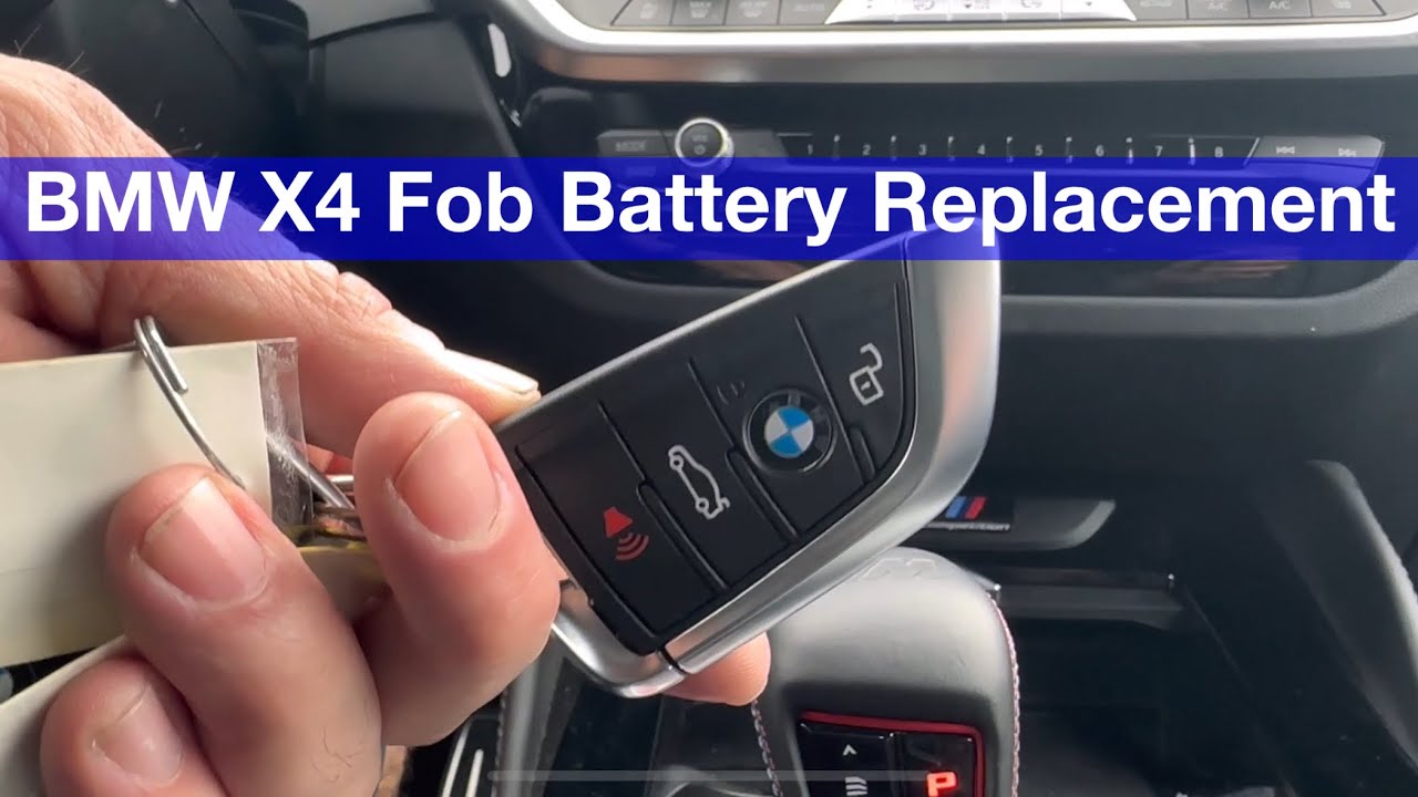 2024 BMW X4 key fob battery replacement - YouTube