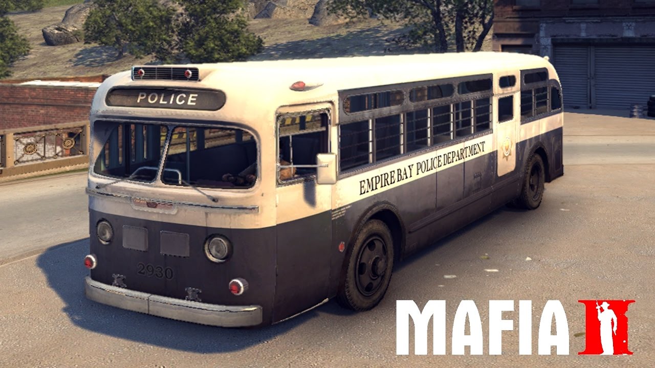 Mafia 2 - Prison Bus (Police Bus) Mod Gameplay - YouTube