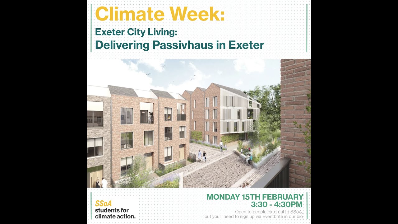Exeter City Living: Delivering Passivhaus in Exeter - YouTube