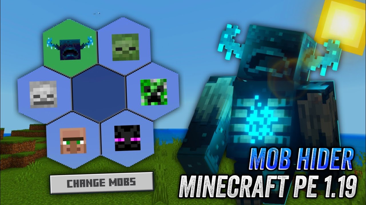 ADDON YANG DAPAT MENGUBAH PLAYER MENJADI SEMUA MOBS YANG ADA DI MINECRAFT!! - Mob Hider Mcpe 1. ...