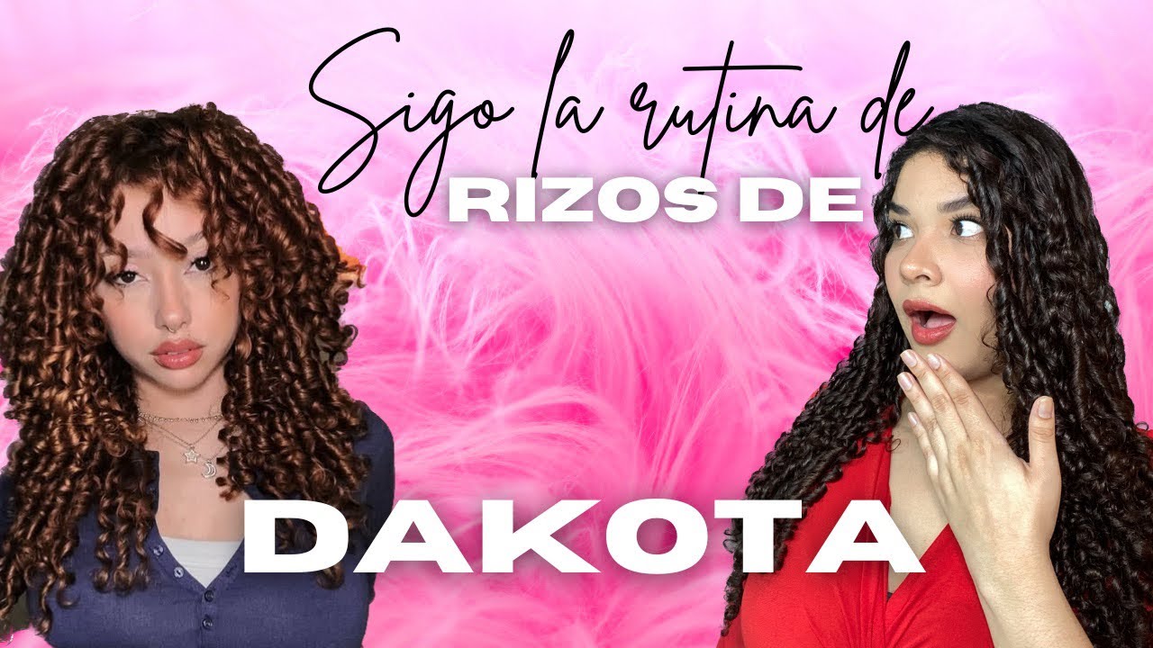 Sigo la Rutina de Rizos de @DakotaLatalladi | Juli Cardona - YouTube