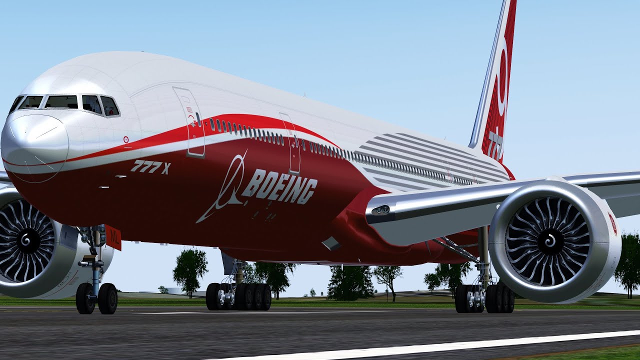 #flightgear 777-X9 LFQQ / LFPG - YouTube