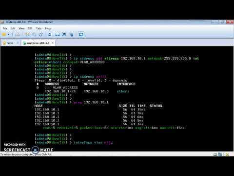 Basic Mikrotik VLAN configuration. - YouTube