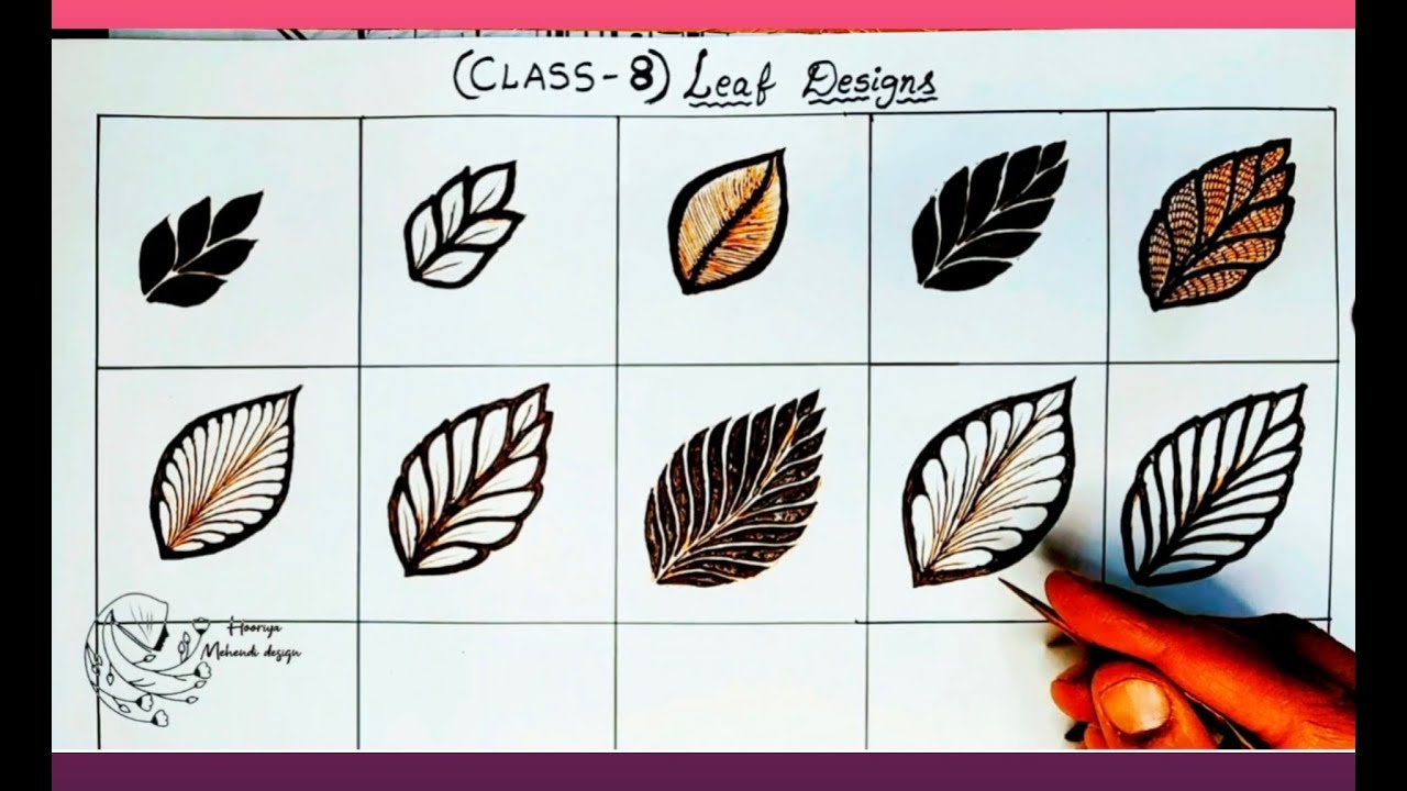 Henna leaves 🌿 | How To Make Leaf Mehndi Design?l Latest 2024 Designs ...
