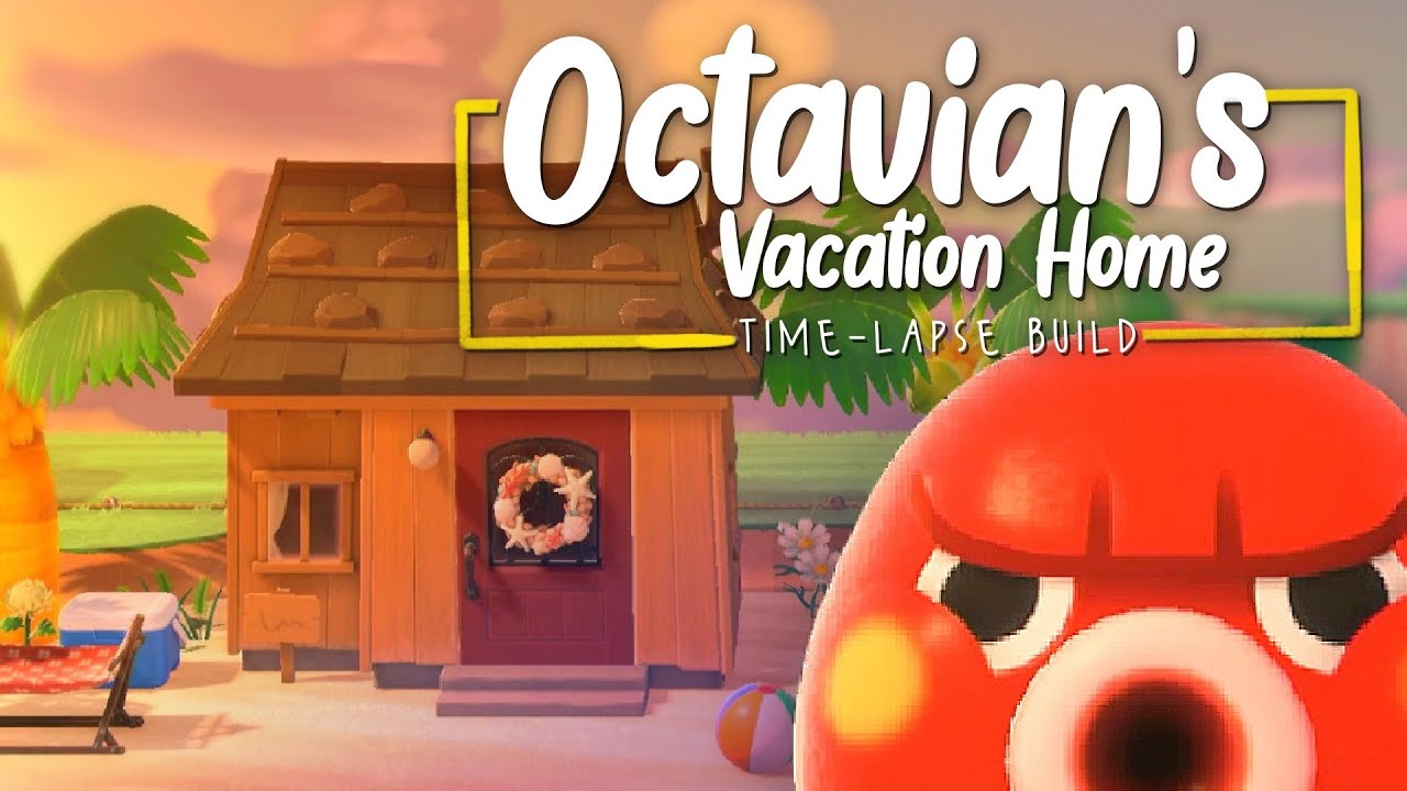 【acnh】😡 Octavian's Home / Happy Home Paradise 🏝【animalcrossing】 - YouTube