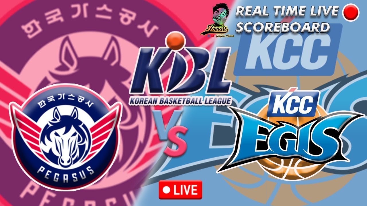 🔴KBL LIVE DAEGU KOGAS PEGASUS VS BUSAN KCC EGIS KOREAN BASKETBALL ...