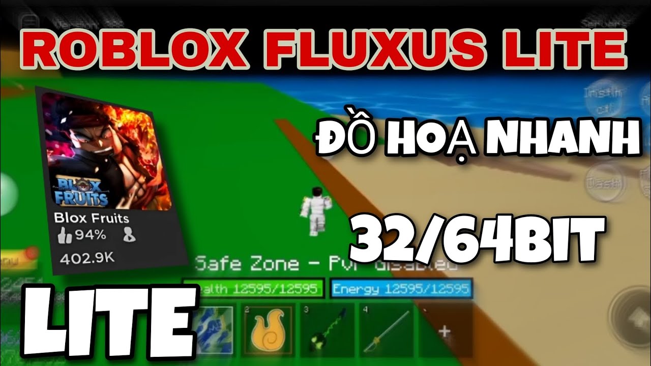 FIX LAG ROBLOX FLUXUS LITE ĐỒ HOẠ CHẾ ĐỘ NHANH CỰC MƯỢT TĂNG FPS 32 64 ...