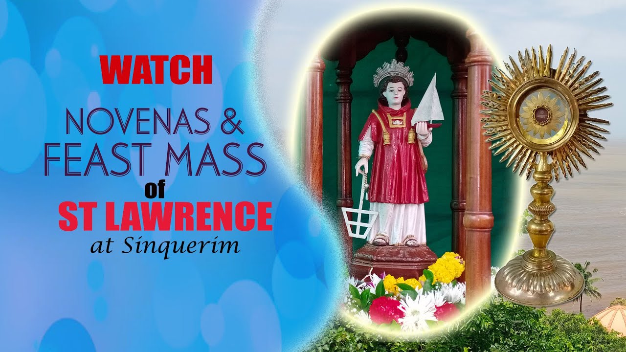 NOVENA DAY 6: St Lawrence Church Sinquerim - YouTube