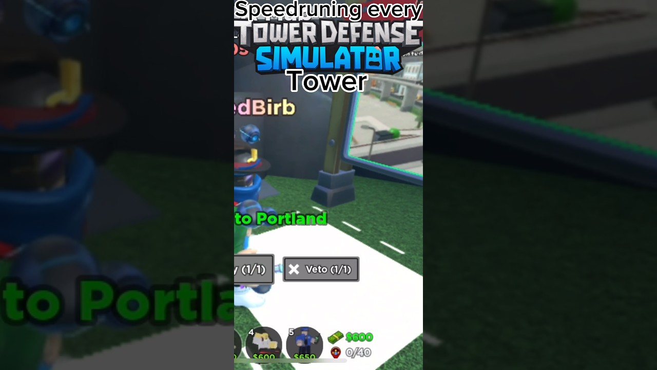 Speedruning every TDS map, portland #roblox #tds #towerdefensesimulator ...