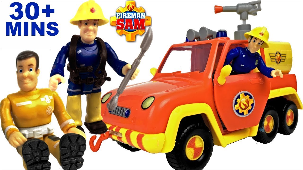 FIREMAN SAM'S TRAINING TOWER WITH THREE LEVELS LADDER FLAMES WORKING ...