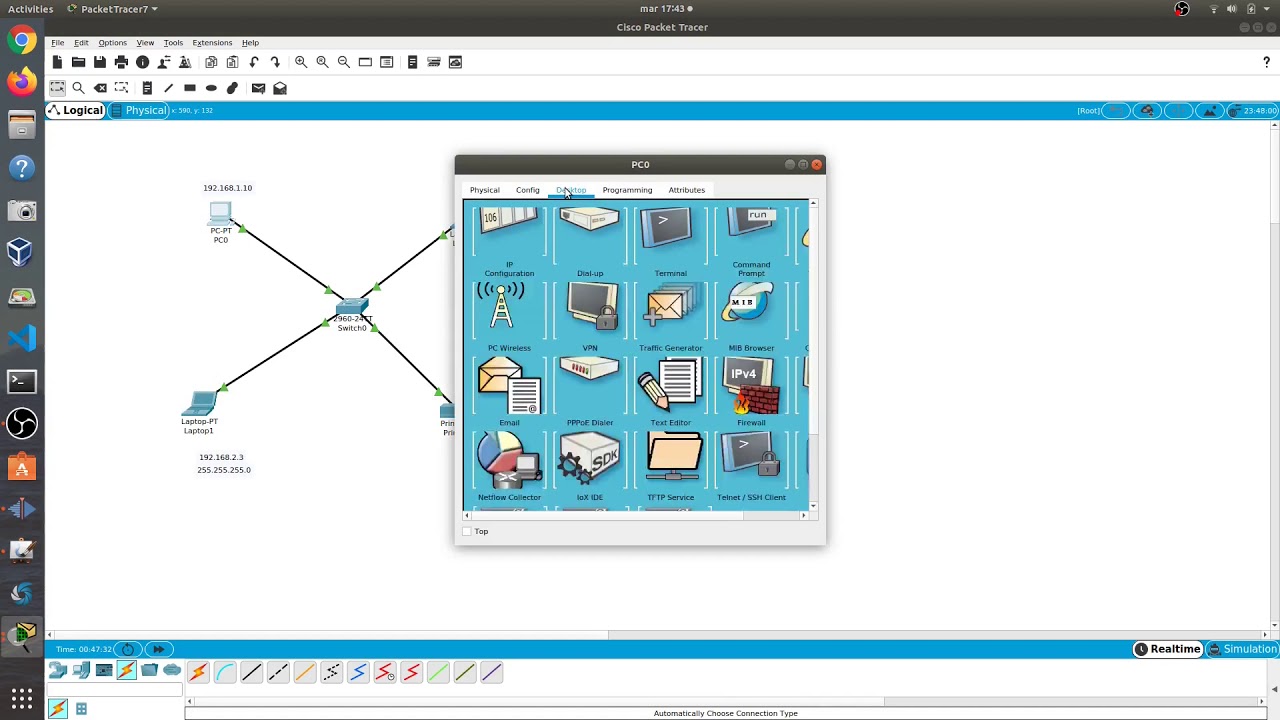 Exemple d'implementació d'una xarxa local amb Packet Tracer - YouTube