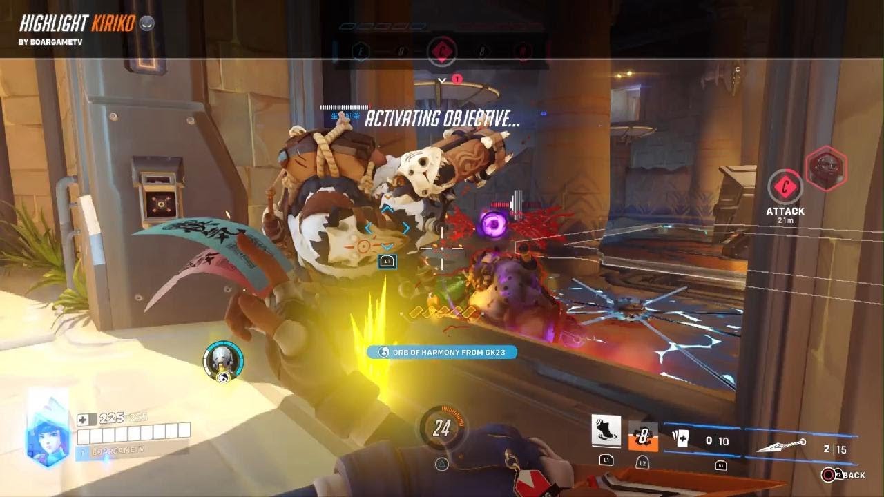 OVERWATCH 2: Kiriko Highlight 1 (Unranked Quick Play Open Queue Anubis Clash) PS5 Asia Server ...