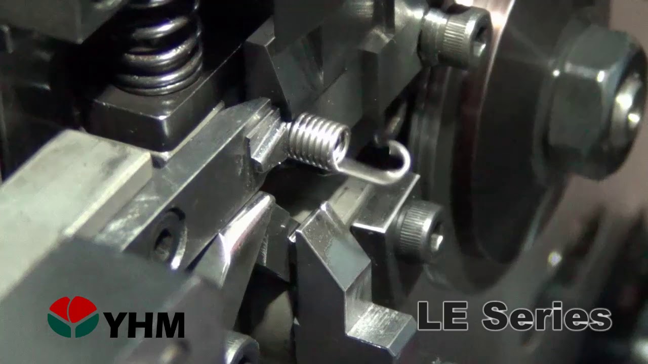 CNC Tension Spring Machine LE series - 0.7mm German hook extension ...