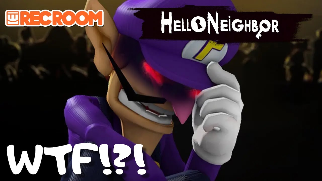 WALUIGI!? | Playing RecRoom Horror Games | Feat. My Bestie ...