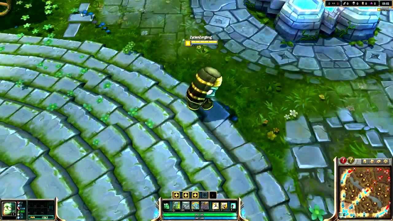 How to make Your Health Bar - League Of Legends 3.15 - YouTube