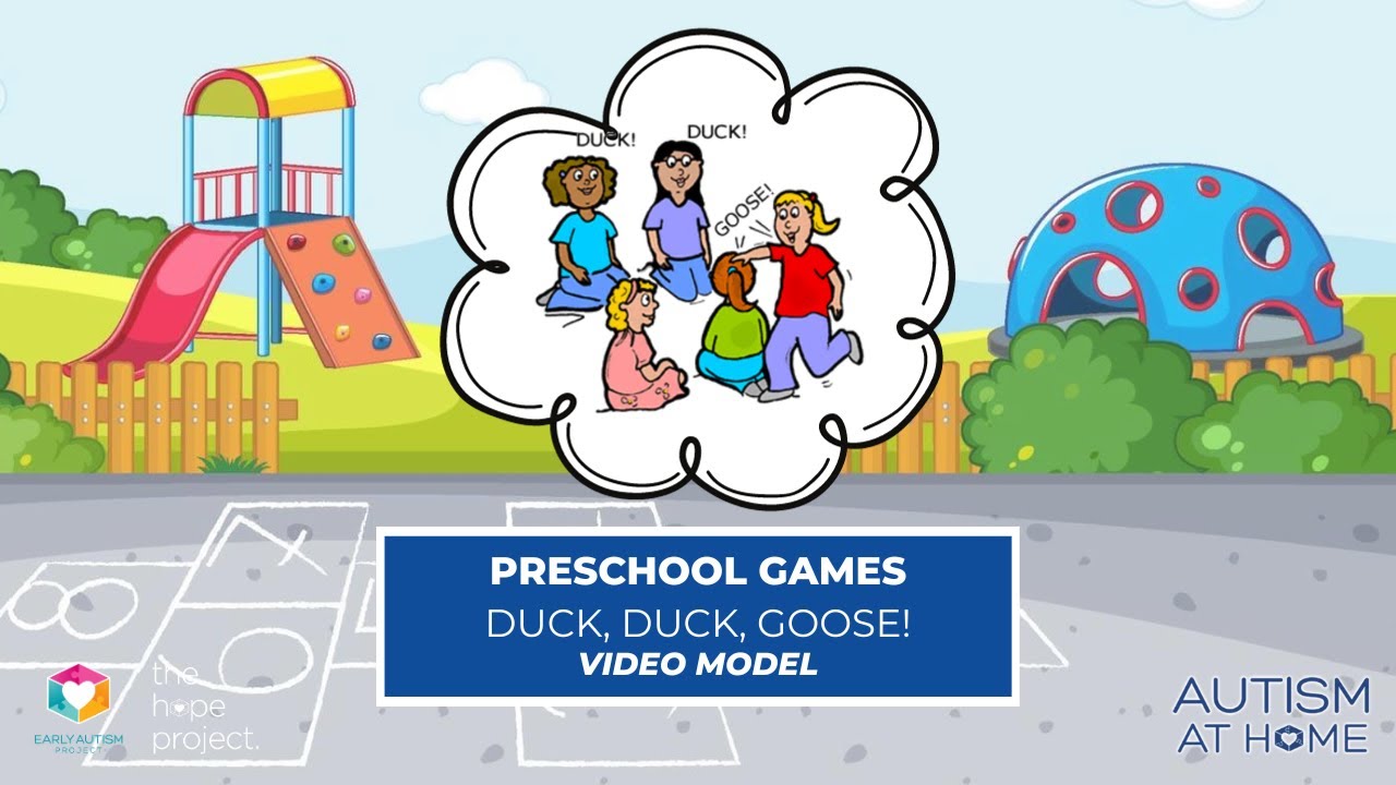 Preschool Games: Duck Duck Goose [Video Model] | Autism at Home - YouTube