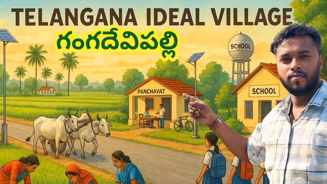 Gangadevipalli Village | Telangana Ideal Village Gangadevi palli - YouTube