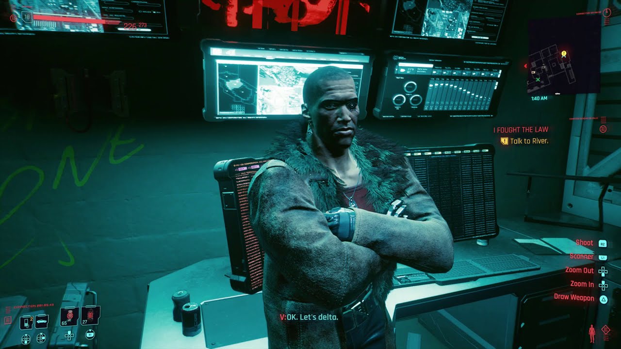 Cyberpunk 2077 - I Fought The Law: Enter Red Queen's Race: Check ...