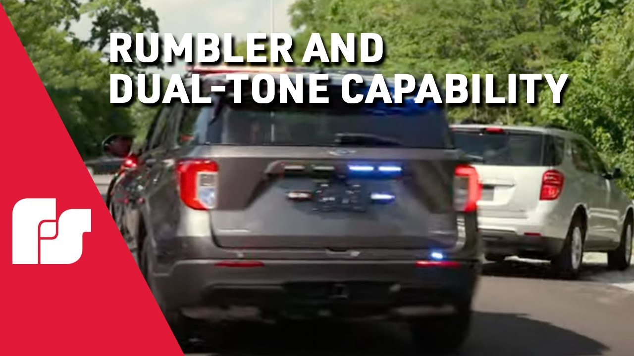 Federal Signal Pathfinder Rumbler and Dual-Tone Capability - YouTube
