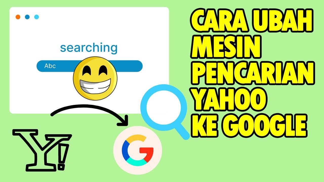 Cara Mengubah Mesin Pencarian Yahoo ke Google Terbaru - YouTube