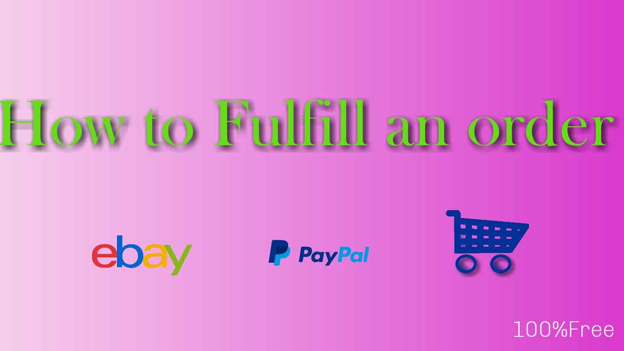 How to fulfill an order? - YouTube