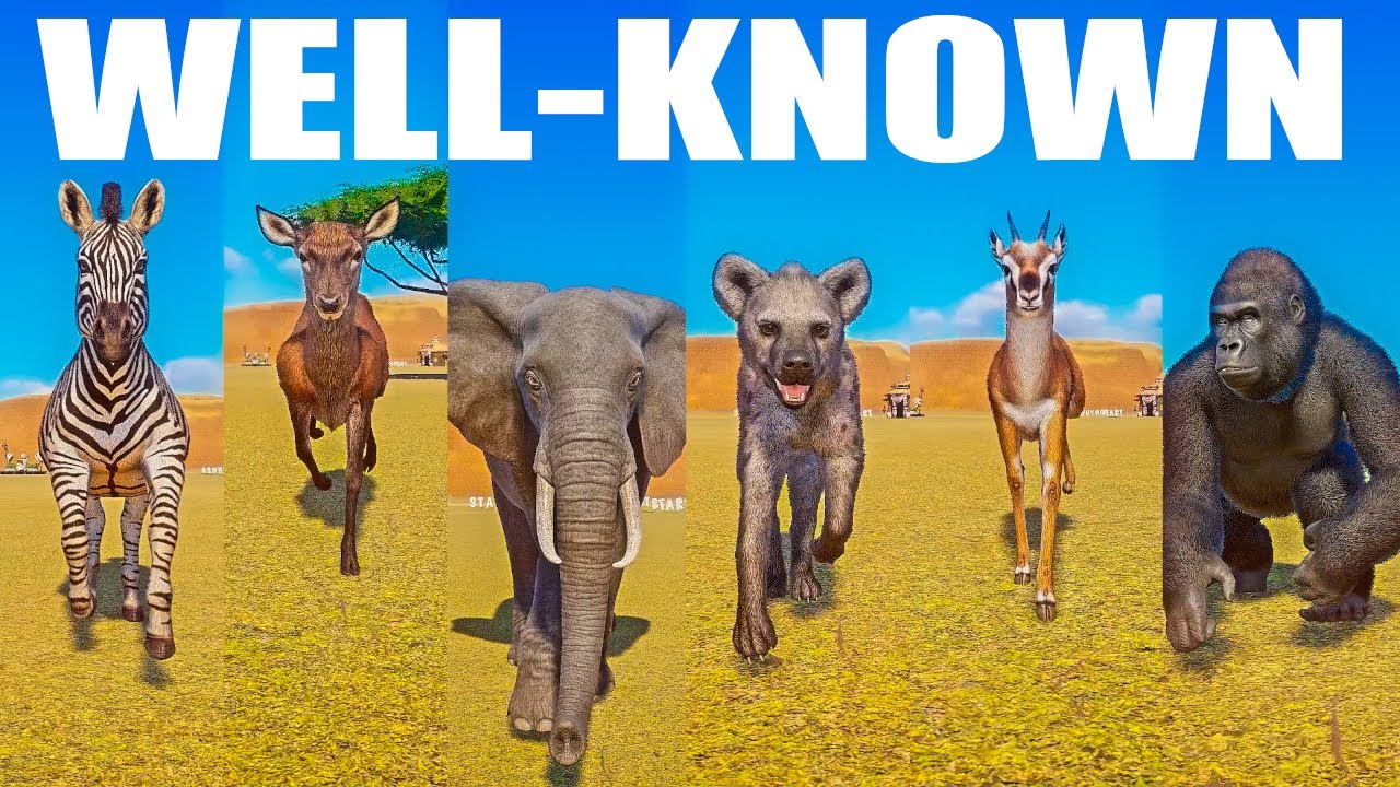 Well-Known African Animals Speed Races in Planet Zoo included Red Deer ...