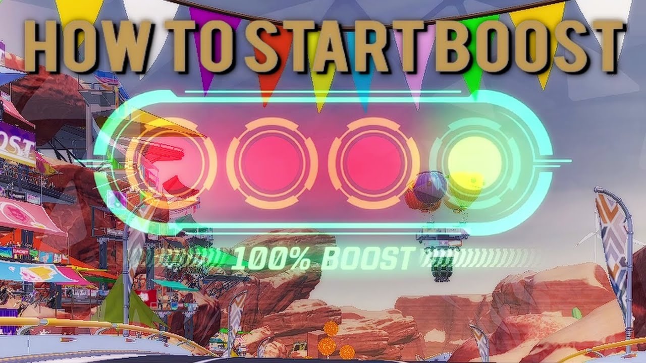 How To Get Boost Start In Fortnite Rocket Racing - YouTube