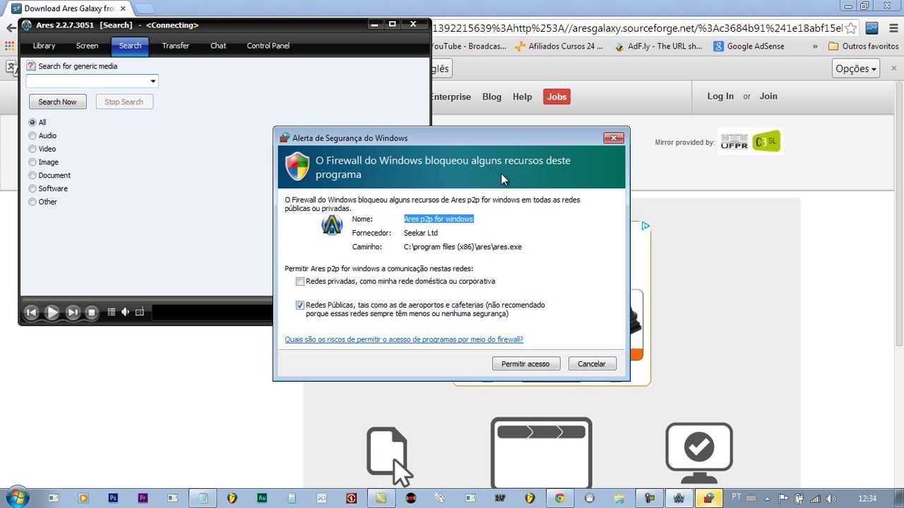 Como Baixar e Instalar o Ares Download - YouTube