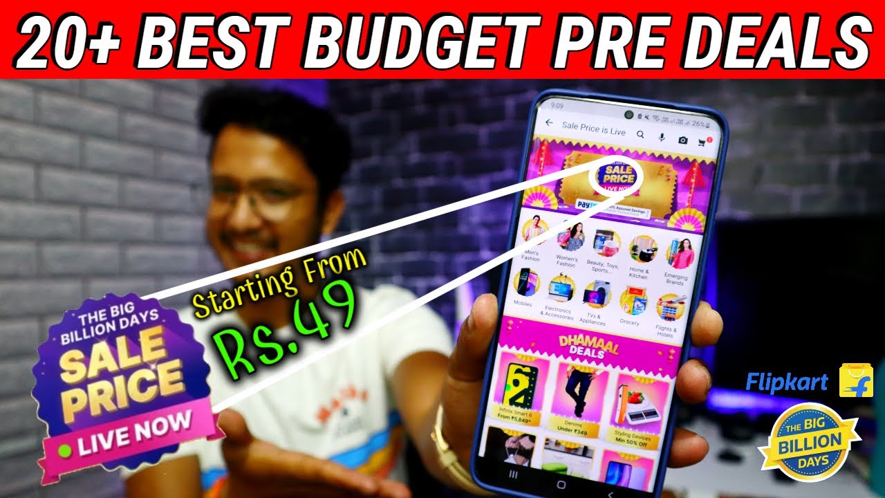 25+ Best Budget SALE PRICE Deal on Flipkart Big Billion Day Sale 2022 ...
