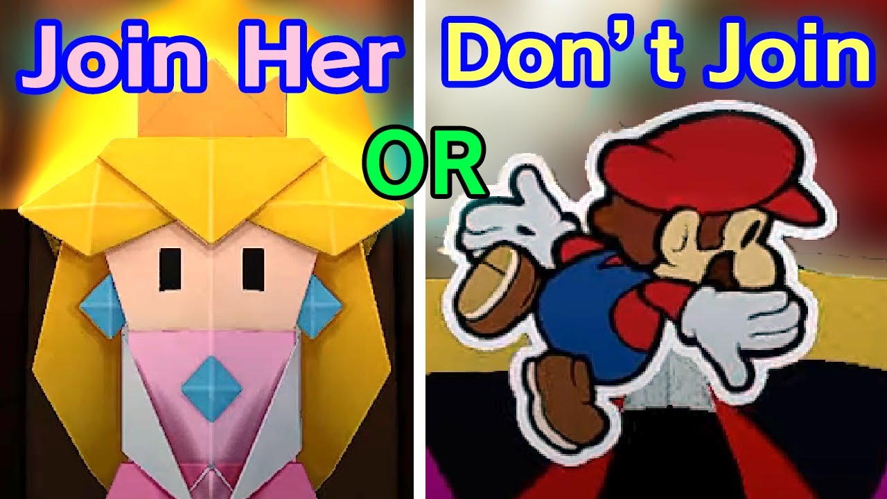 Join Evil Princess Peach Vs Don't Join Her - All Reborn Choices in ...