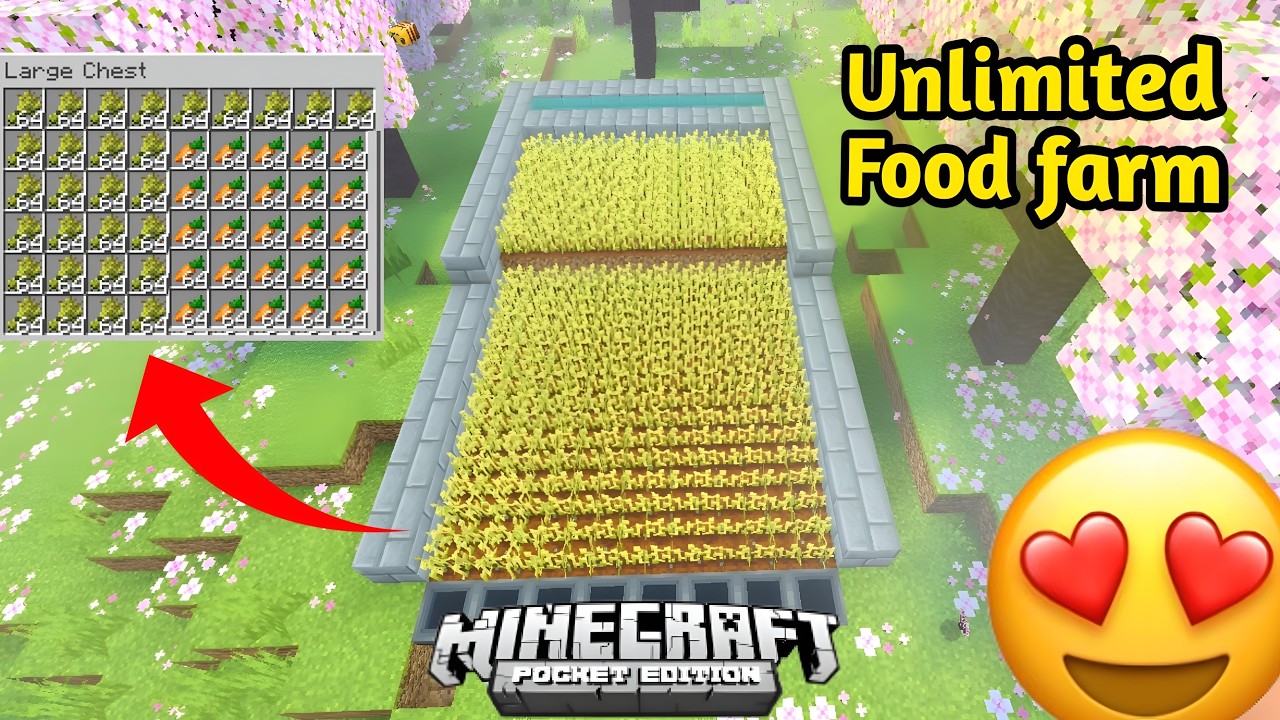 How to make food farm in minecraft - YouTube