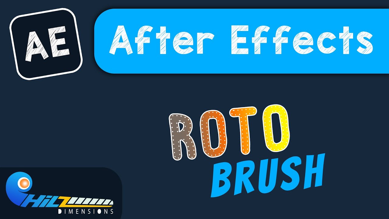 ROTO BRUSH in After Effects - YouTube