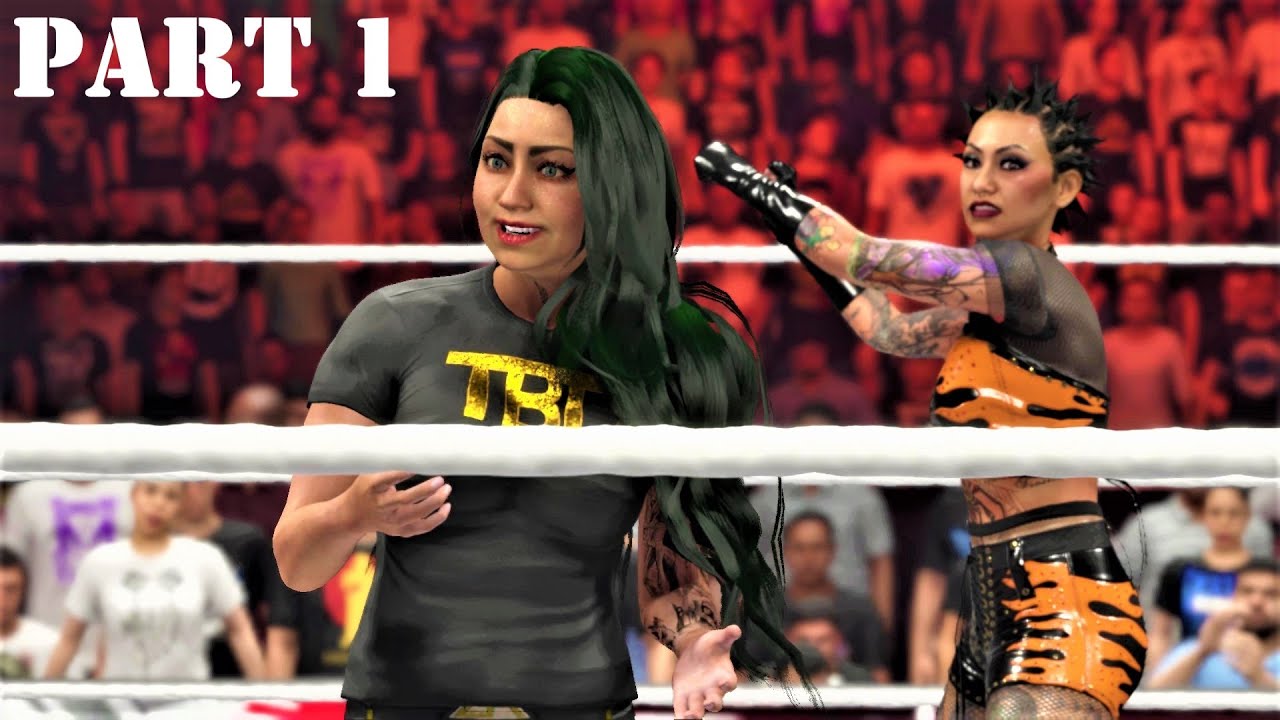 WWE 2K24 My Rise Female Career / Unleashed / Part - 1 / Raw Debut - YouTube