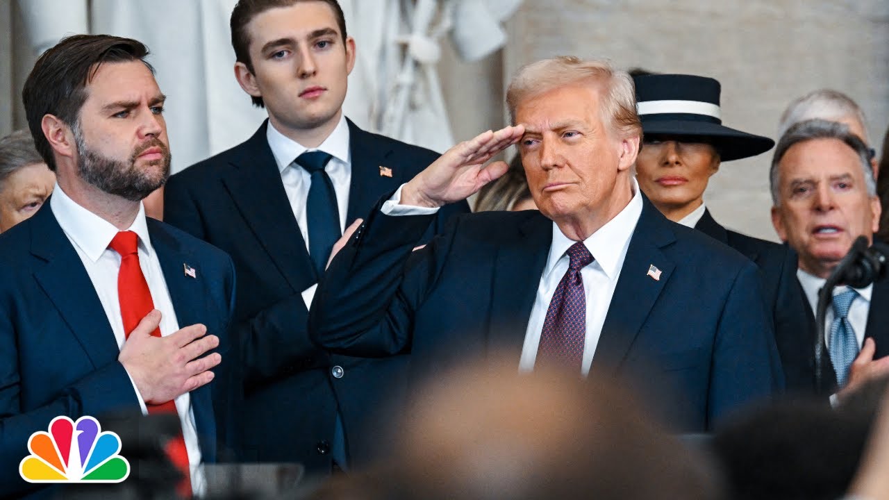 Donald Trump Inauguration 2025: FULL VIDEO (swearing-in ceremony ...