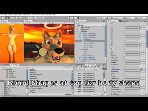 Wolf VR Avatar - Quick Upload - YouTube
