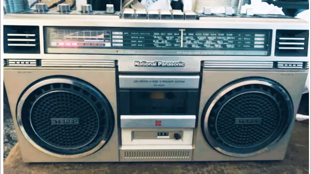 National Panasonic RX-5030F radio Cassette Recorder 2 in one FM stereo ...