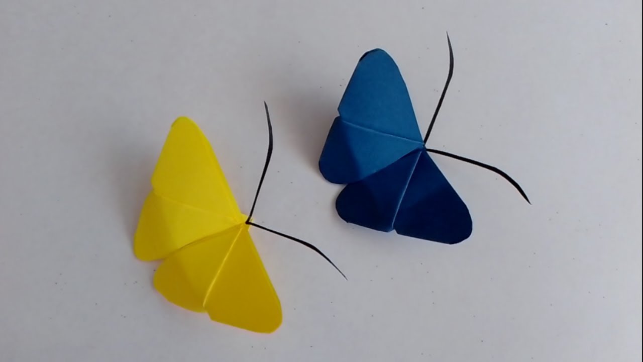 Beautiful Paper Butterfly। Paper Butterfly Making। Easy Butterfly With ...