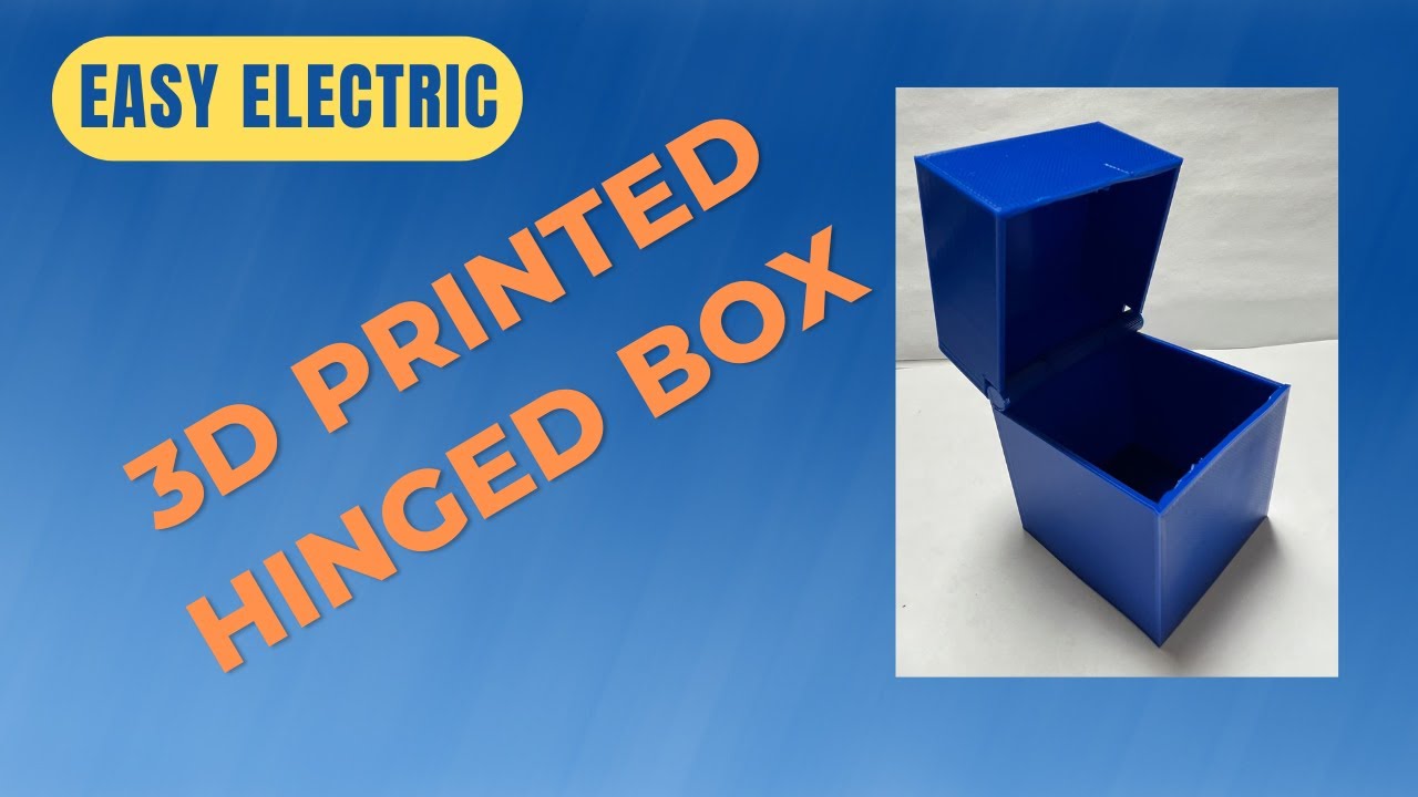 Lesson 13: 3D Printed Hinged Box - YouTube