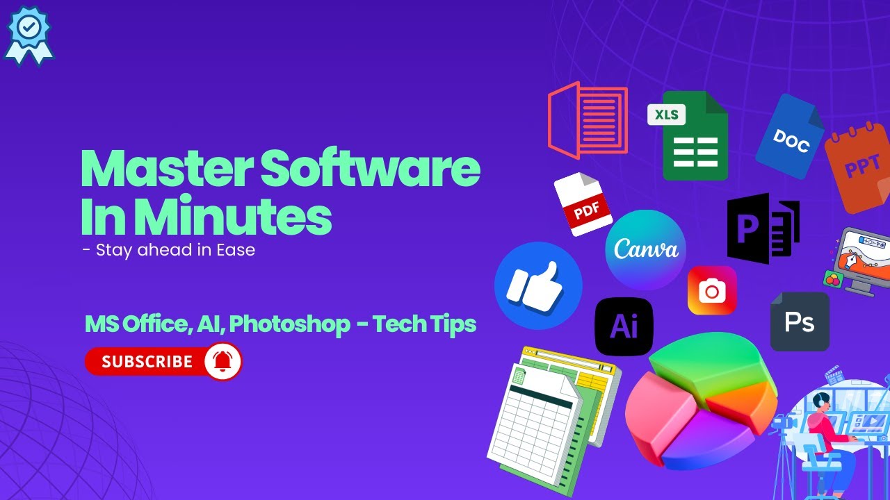 Master Software Tools Easily | Tech Tips for MS Office, AI, Photoshop ...