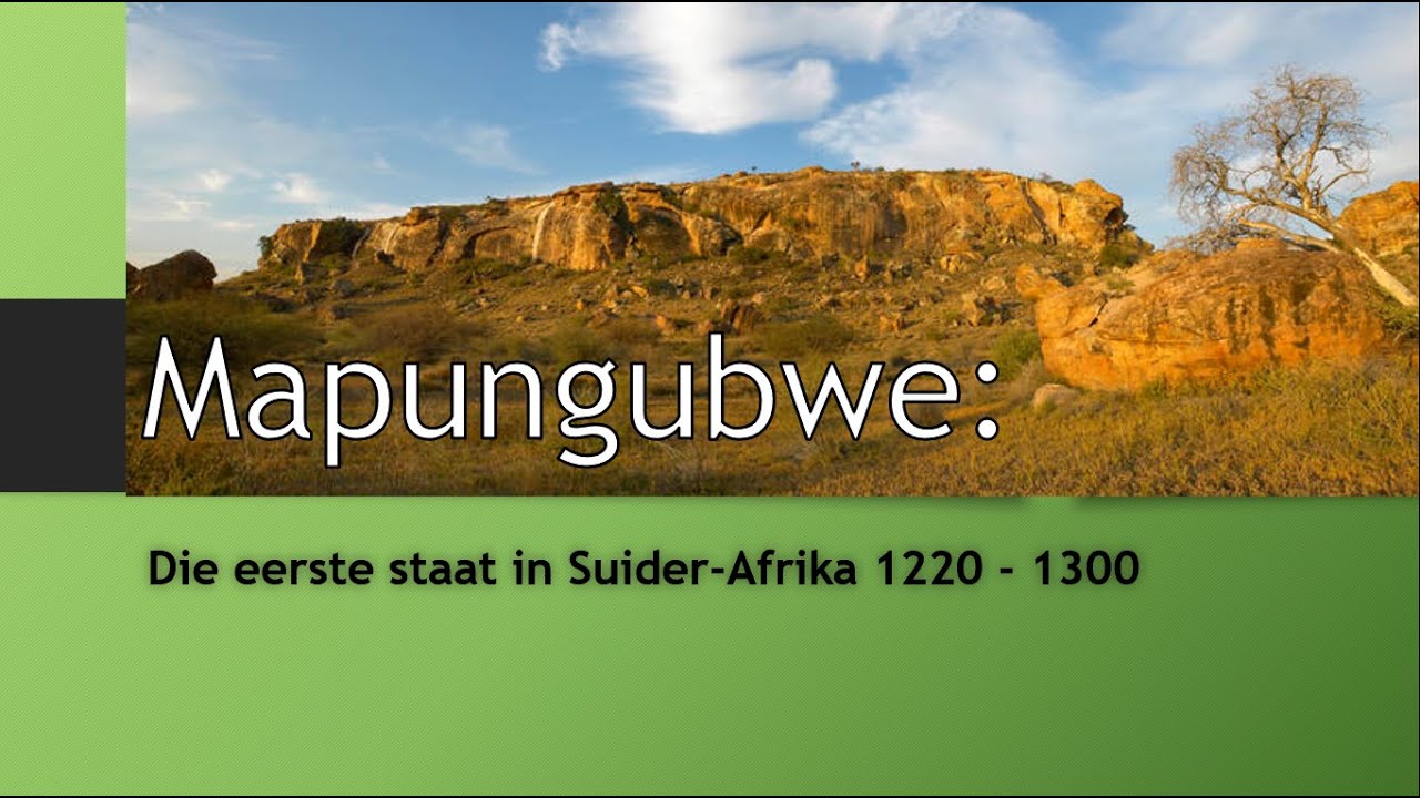 Mapungubwe eenheid 2 termyn 1 Gr6 Geskiedenis - YouTube